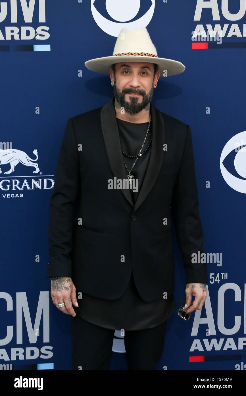 April 7, 2019 - Las Vegas, Nevada, United States - AJ McLean attends ...