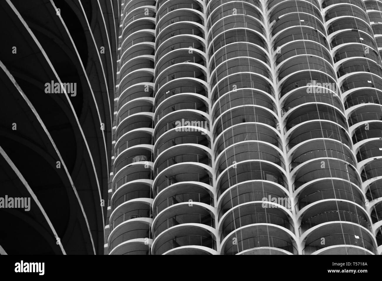 Marina City Towers (Corn Cob Towers, famous Chicago architecture ...
