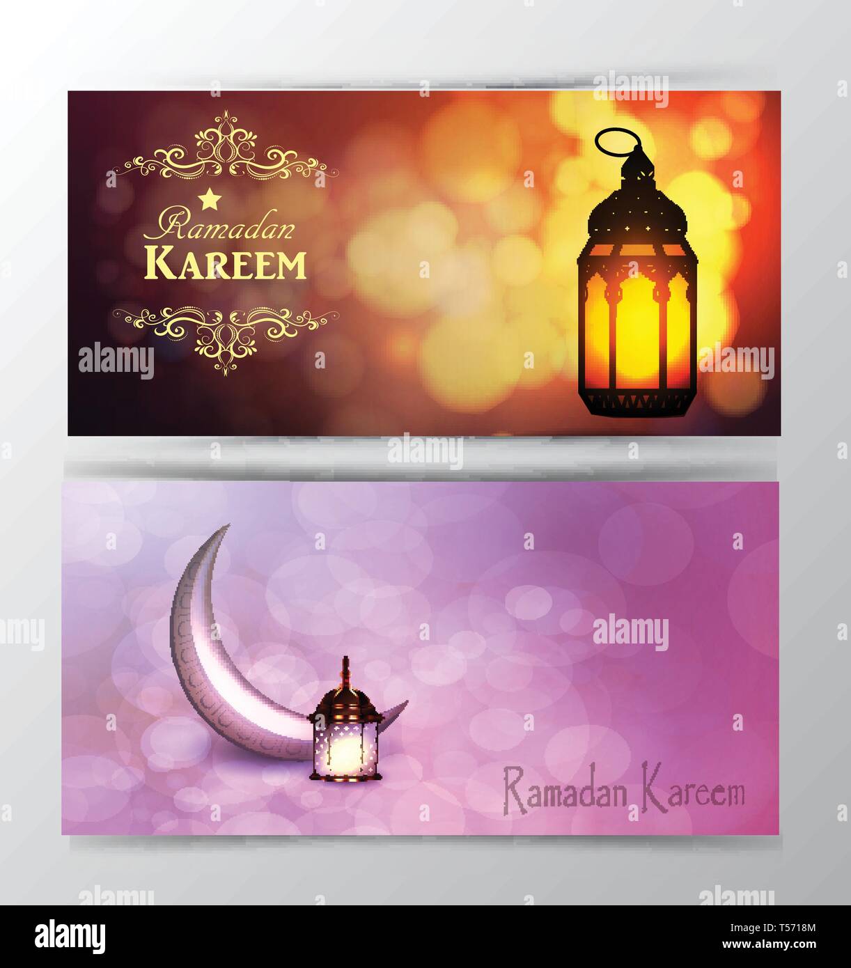 Ramadan Kareem greeting islamic design symbol Stock Vector Image & Art ...