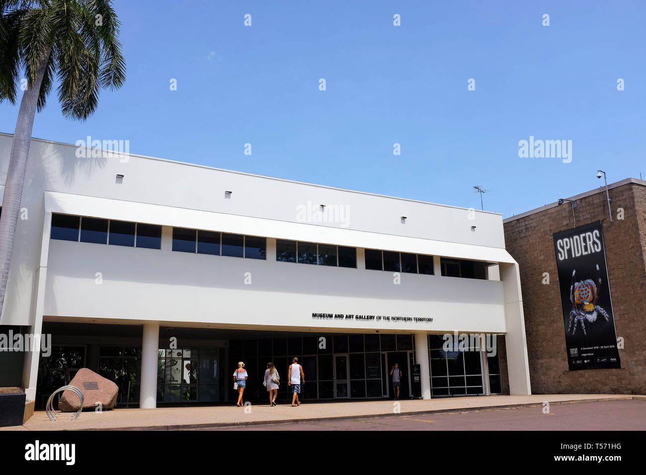 Front entrance of the Museum and Art Gallery ofthe Northern Territory ...