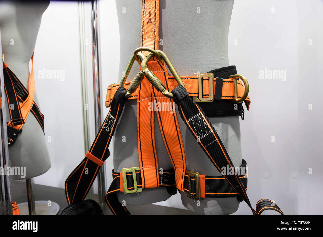 Industrial safety harness ; equipment for high ground working Stock ...