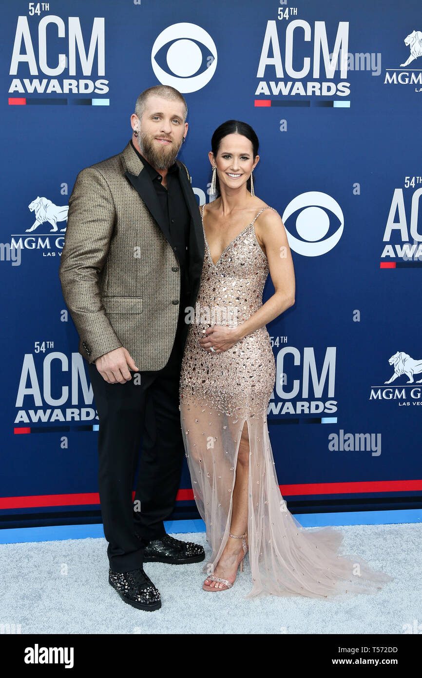 April 7, 2019 - Las Vegas, Nevada, United States - Brantley Gilbert (L ...