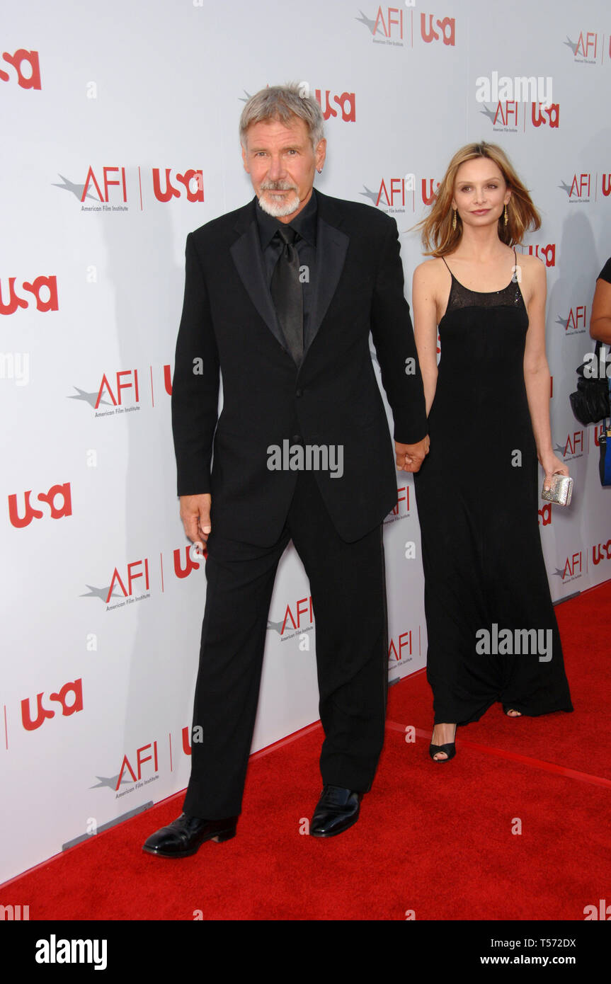LOS ANGELES, CA. June 08, 2006: Actor HARRISON FORD & girlfriend ...
