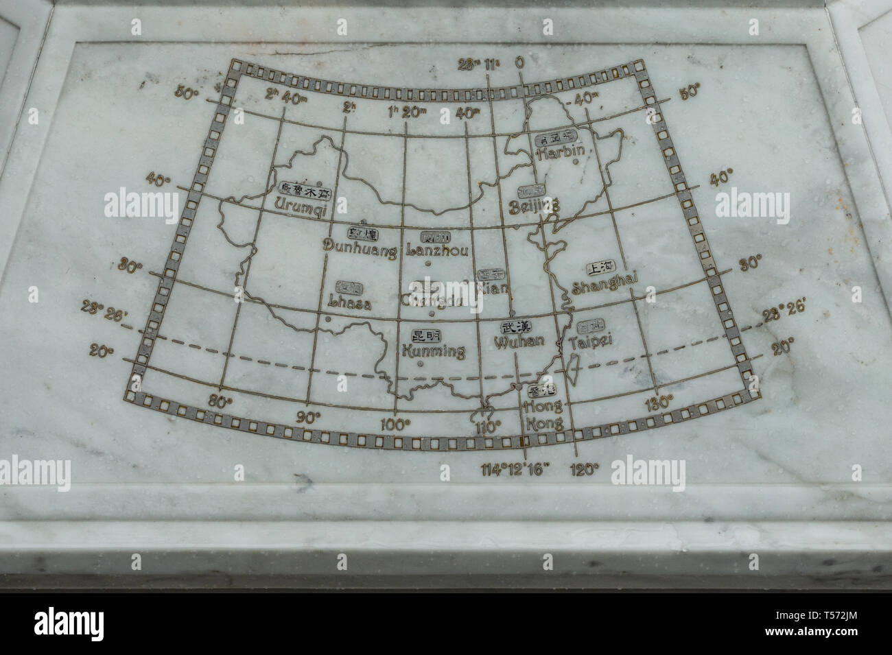 Map in stone hi-res stock photography and images - Alamy