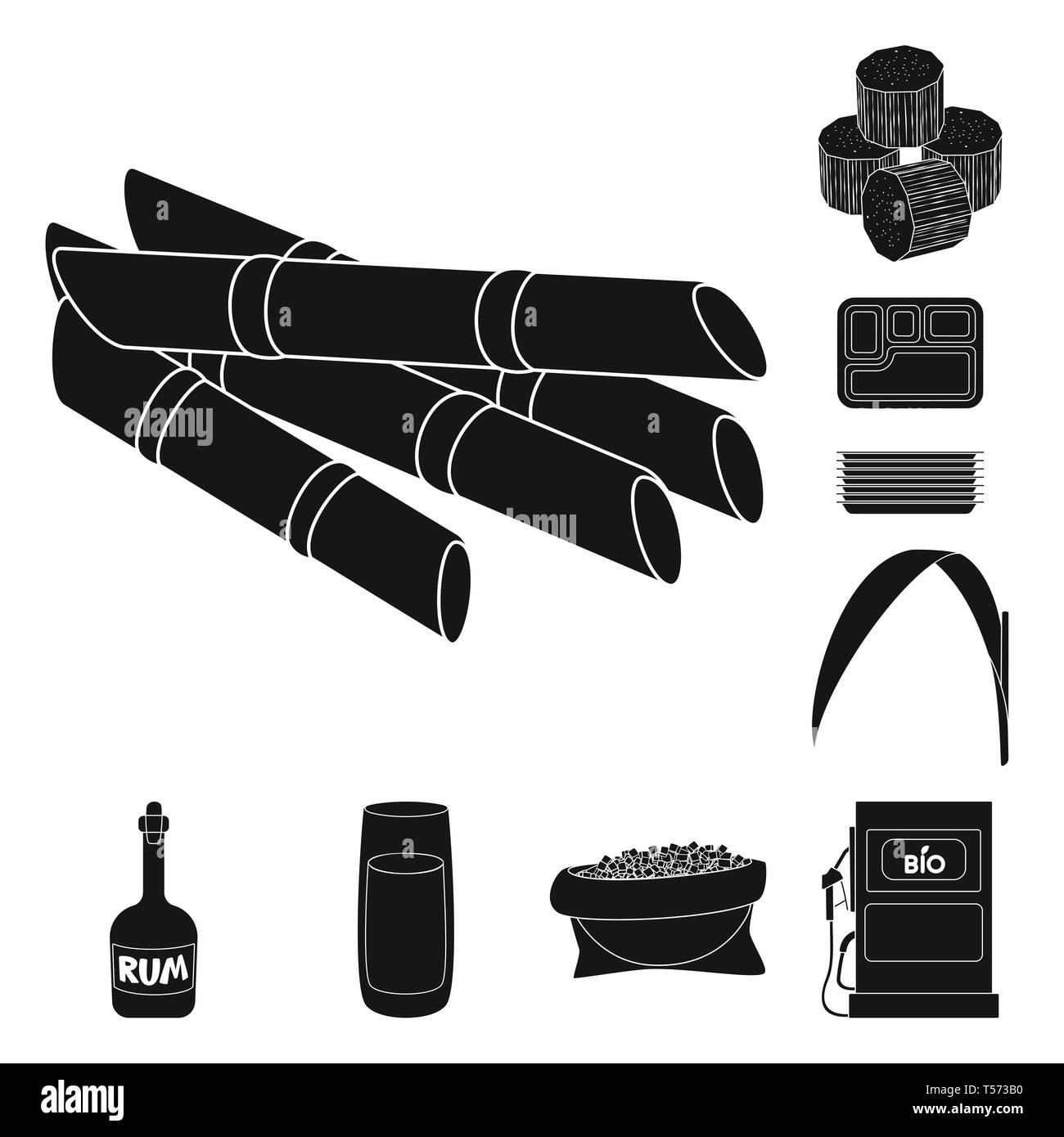 Container granulated plastic raw material Stock Vector Images - Alamy