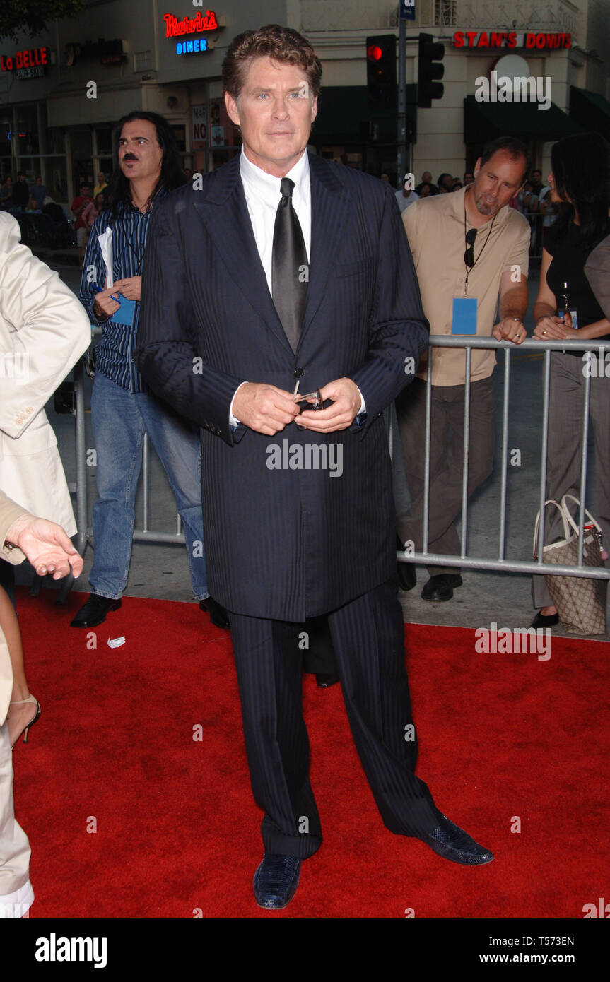 LOS ANGELES, CA. June 14, 2006: Actor DAVID HASSELHOFF at the Los ...