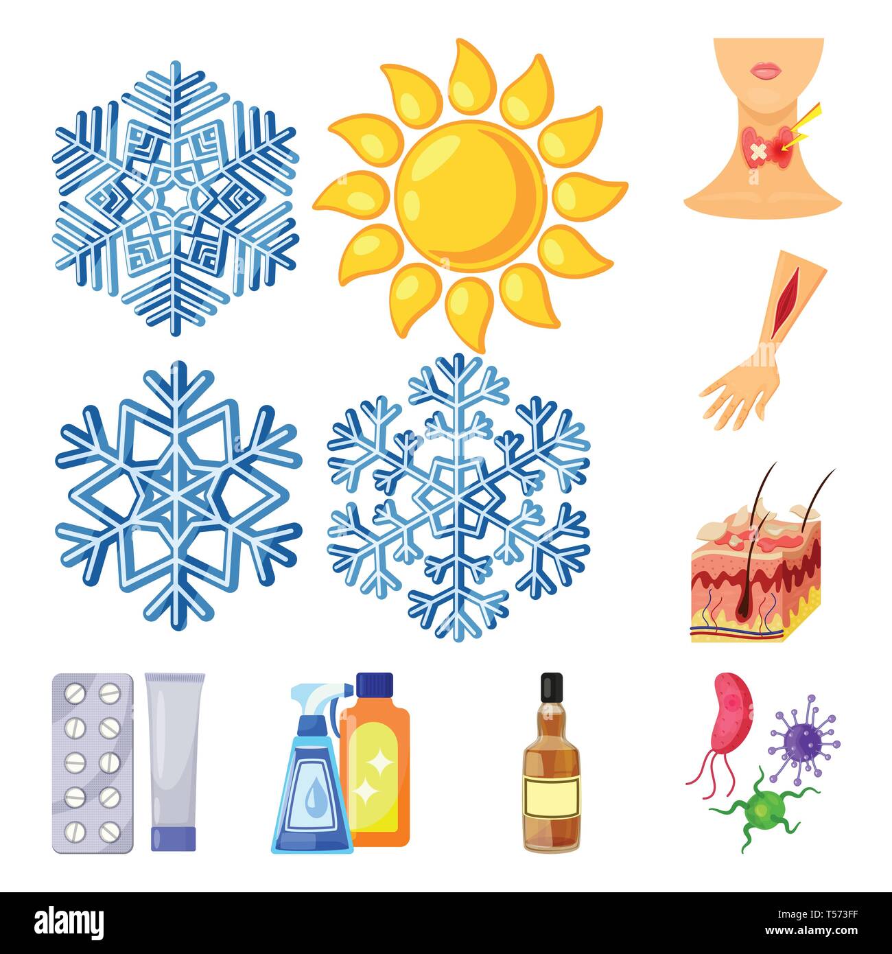 snowflake,endocrine,injury,skin,pill,chemical,bottle,falling,system,arm ...
