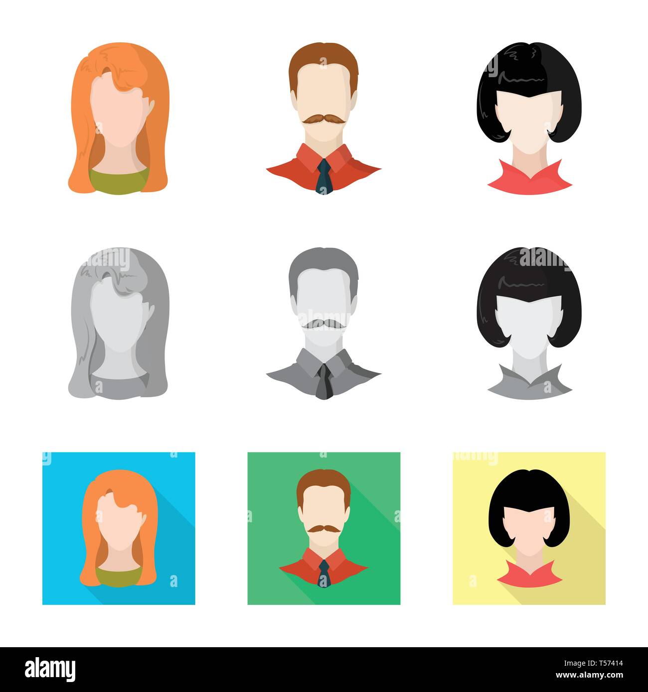 Isolated object of professional and photo logo. Collection of ...