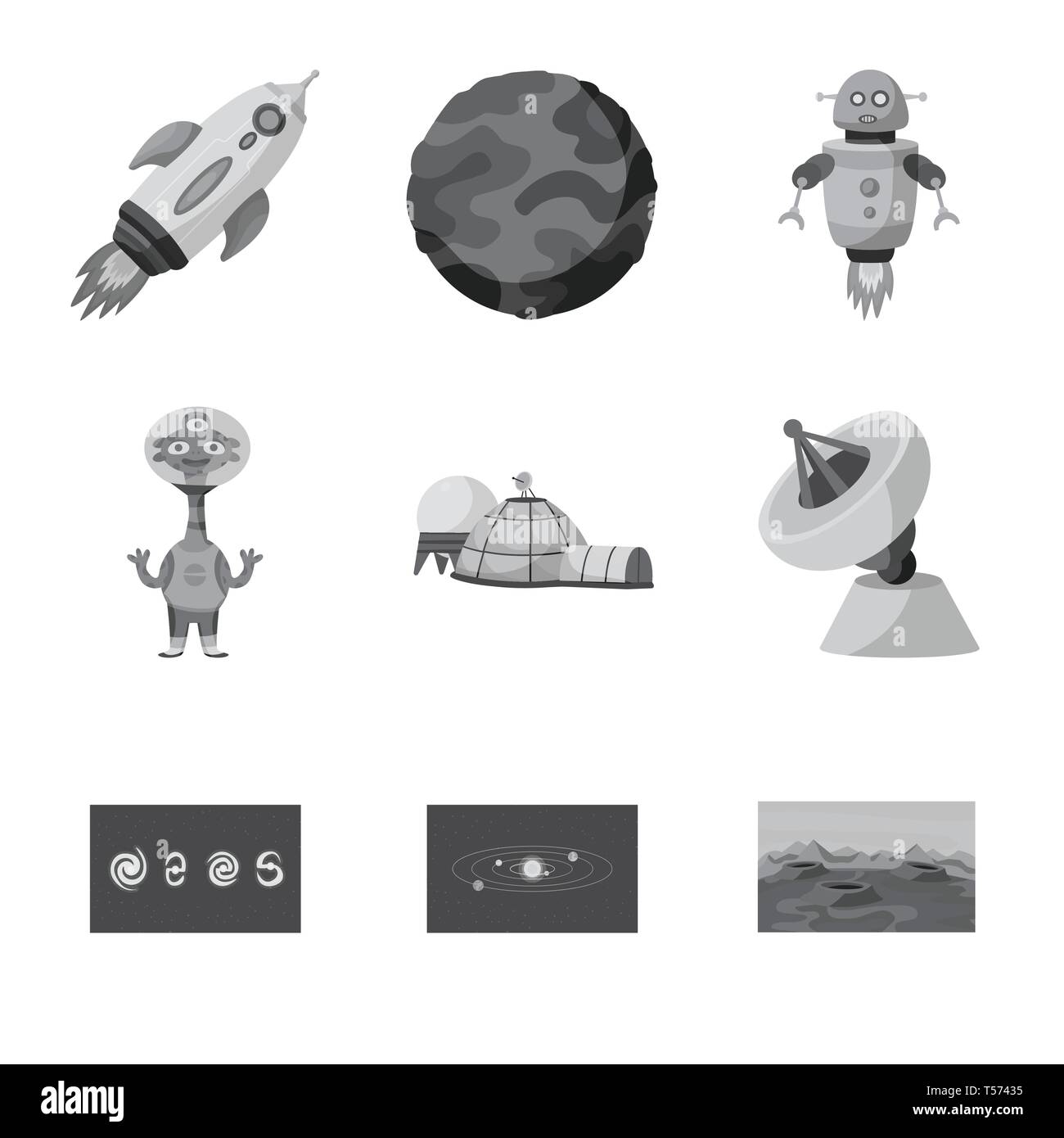 rocket,planet,robot,alien,base,antenna,constellation,mars,launch ...