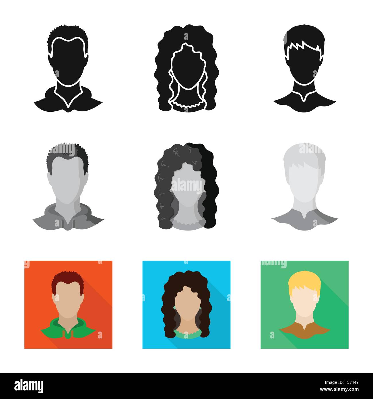 Vector illustration of professional and photo icon. Set of professional ...