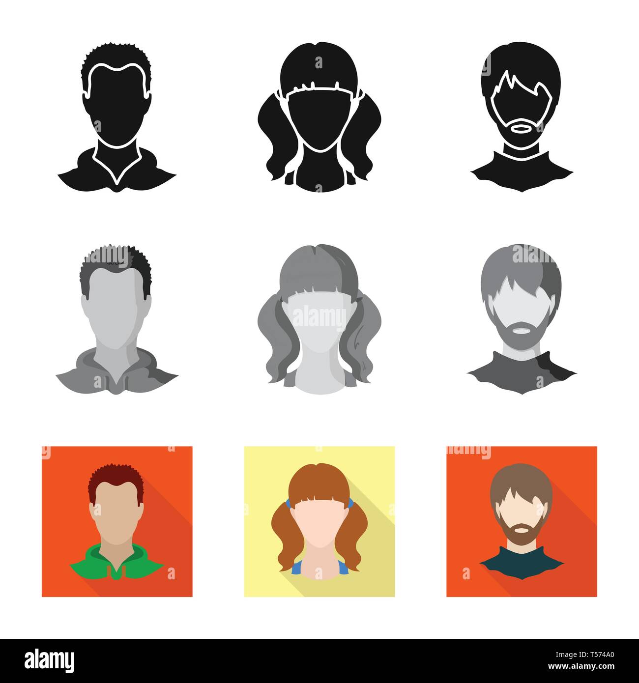 Vector design of professional and photo logo. Set of professional and ...