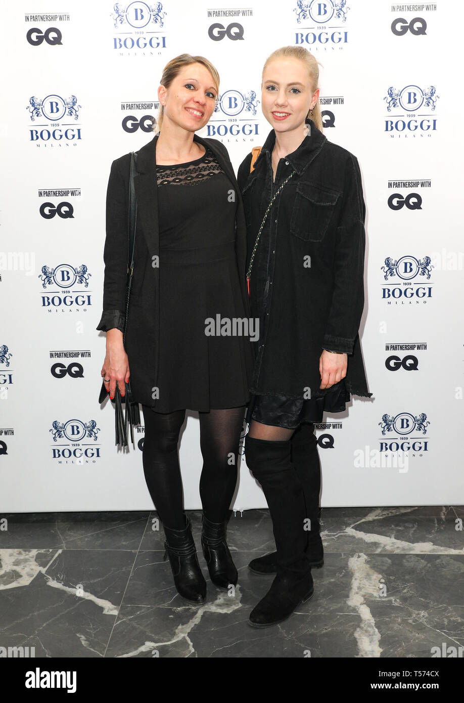 Boggi Milano Store Opening in Munich. Featuring: Tina Schnittger ...