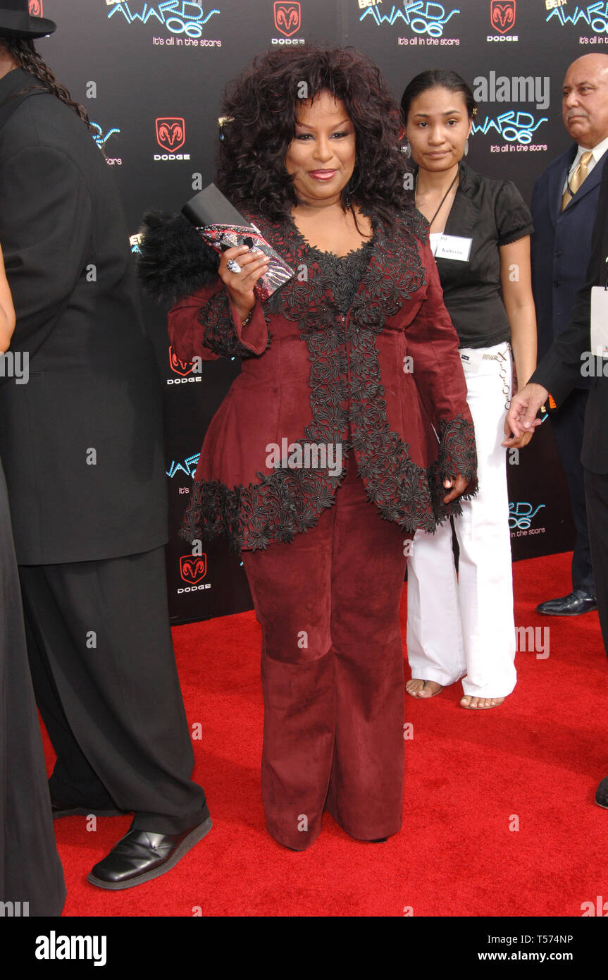 LOS ANGELES, CA. June 27, 2006: Singer CHAKA KHAN at the 2006 BET ...