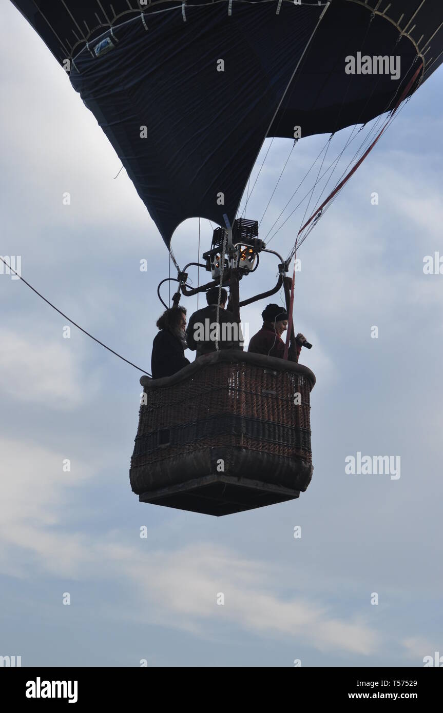 A balloon is taking off Stock Photo - Alamy