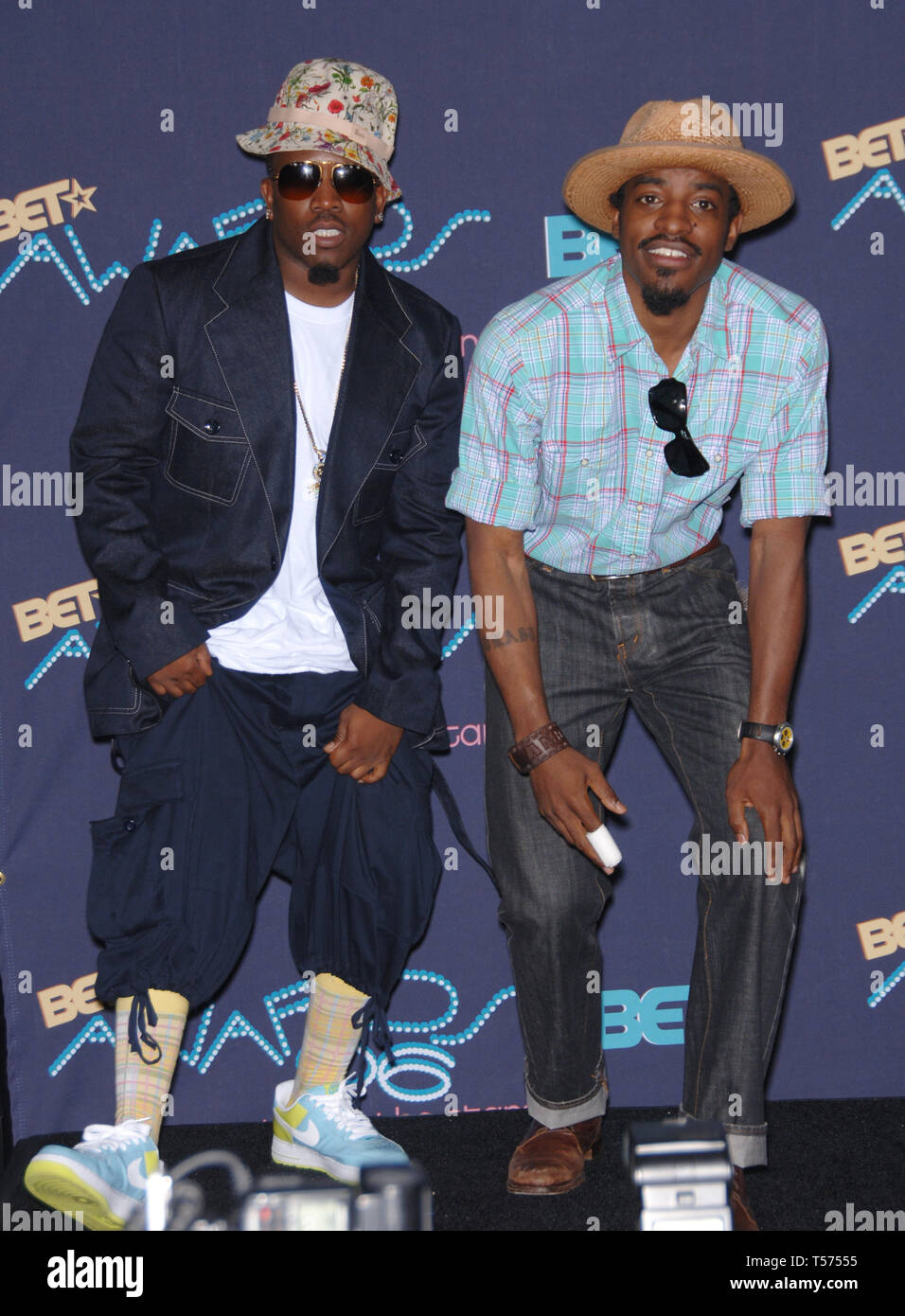 LOS ANGELES, CA. June 27, 2006: OUTKAST at the 2006 BET Awards in Los ...
