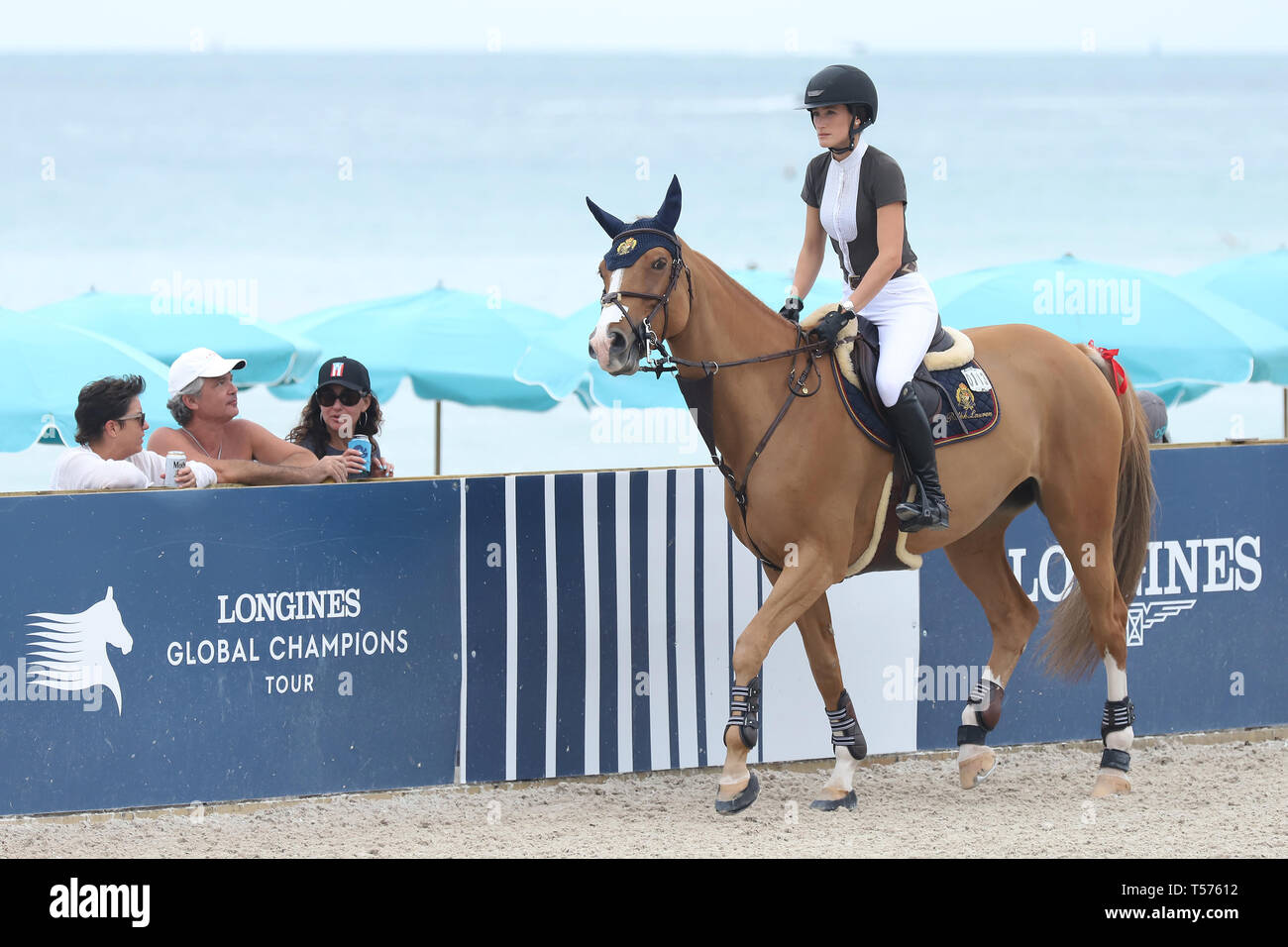 MIAMI BEACH, FL - APRIL 20: Jessica Rae Springsteen at the Longines ...