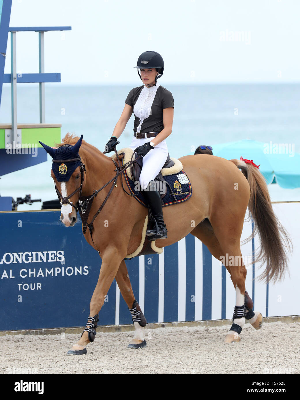 MIAMI BEACH, FL - APRIL 20: Jessica Rae Springsteen at the Longines ...