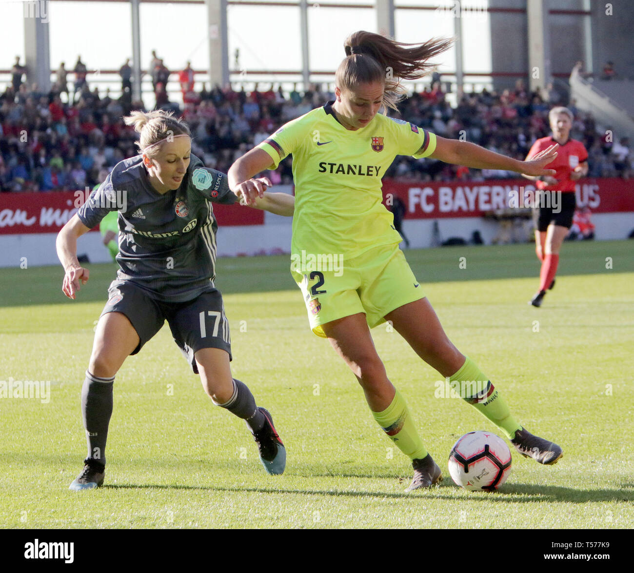 Muenchen, Bavaria, Germany. 21st Apr, 2019. from left Kathrin HENDRICH ...