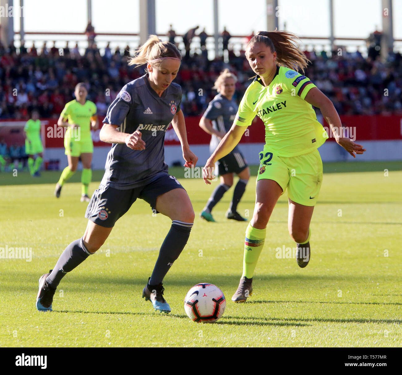 Muenchen, Bavaria, Germany. 21st Apr, 2019. from left Kathrin HENDRICH ...