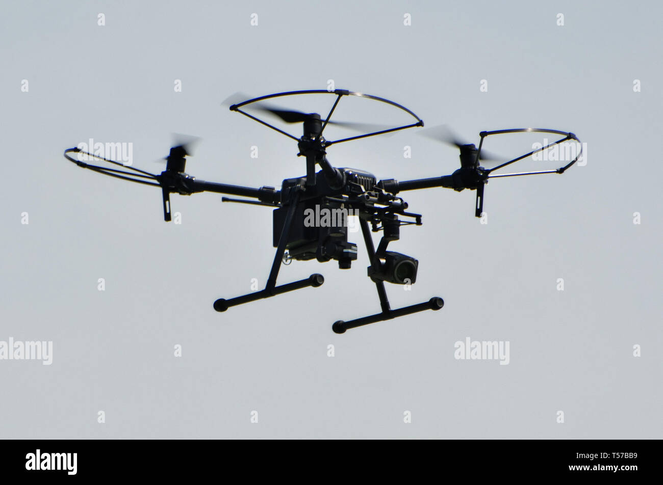 Unified Task Forces of Tokyo Fire Department's drone demonstrates ...