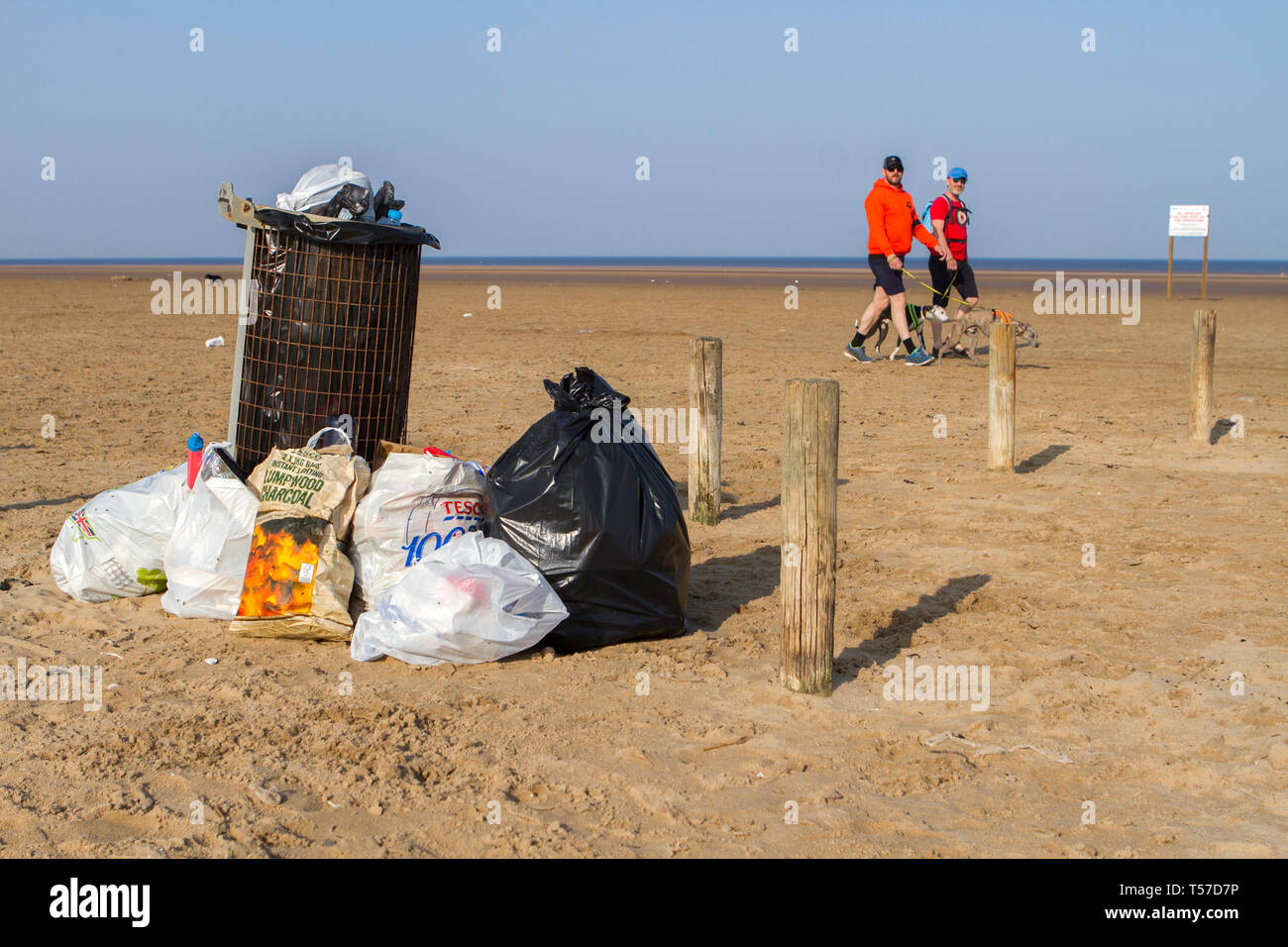 Before and after dirty and clean beach hi-res stock photography and ...