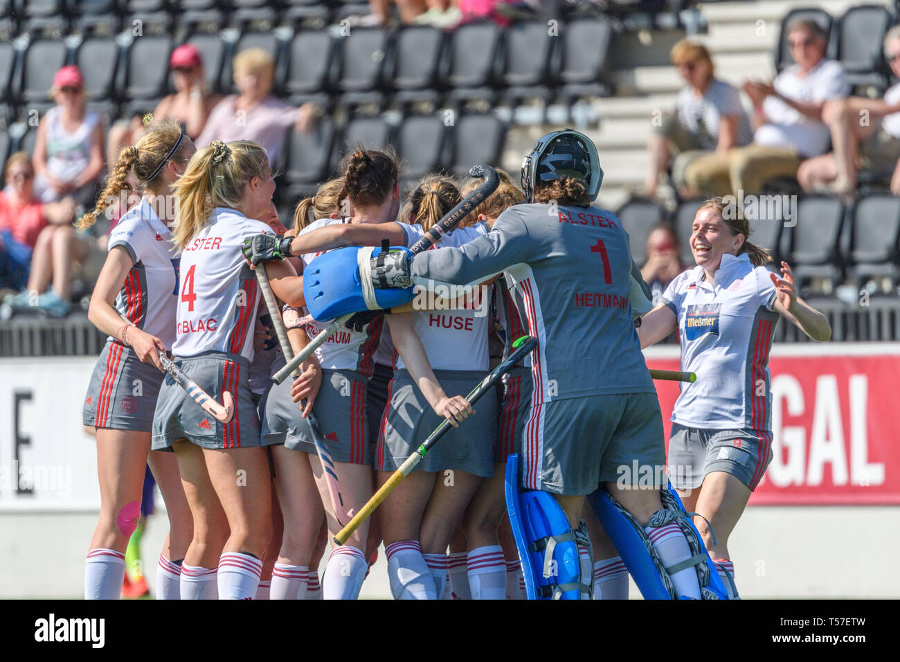 AMSTERDAM, 22-04-2019, Euro Hockey Club Cup 2019. Venue: Wagener ...