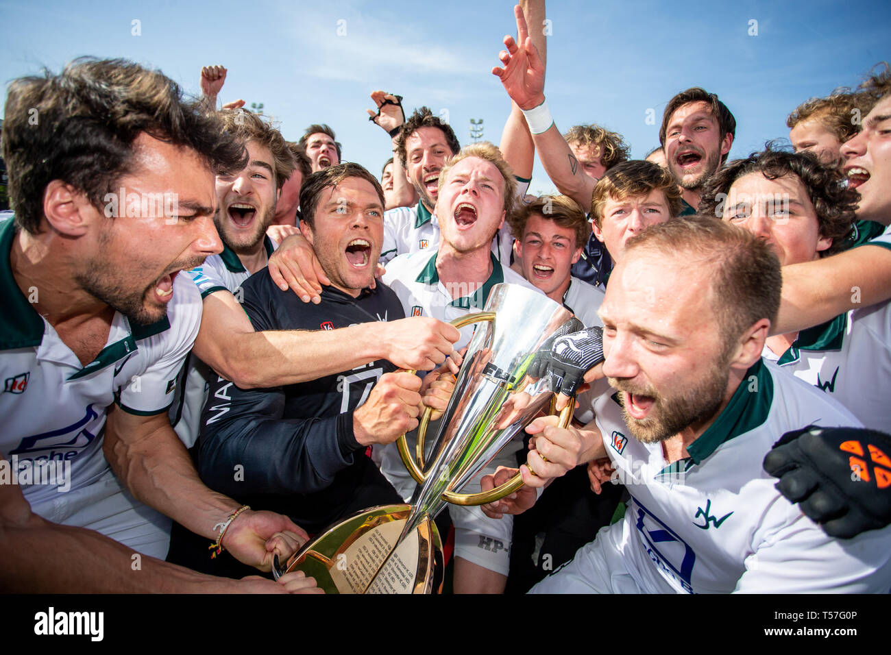 EINDHOVEN, 22-04-2019, Hockeyclub Oranje-Rood, Euro Hockey League final ...