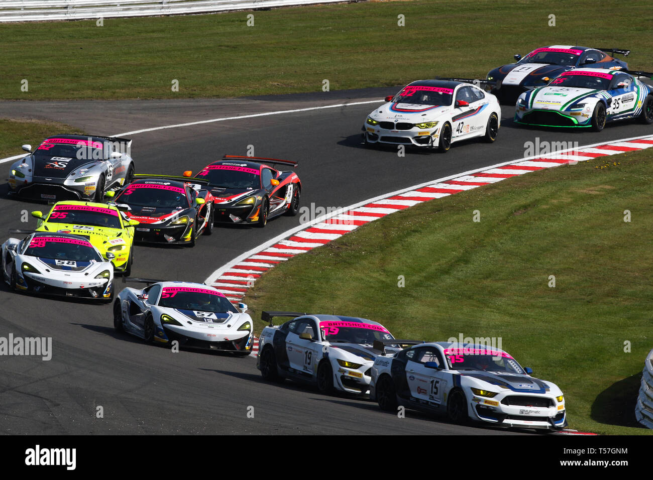 Taporley, Cheshire, UK. 22nd Apr, 2019. Multimatic Motorsports Ford ...