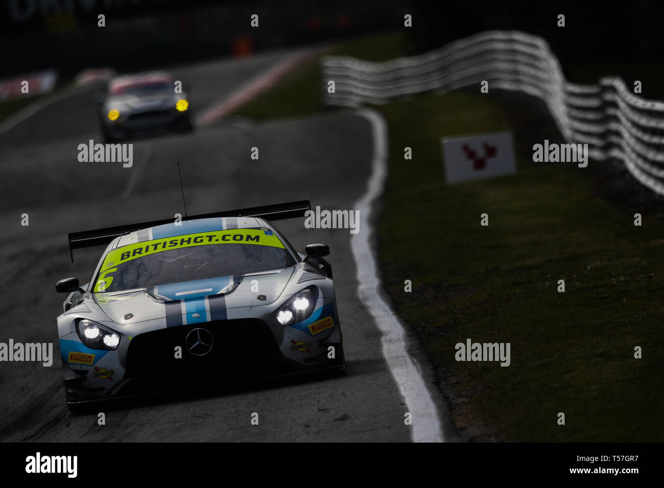Taporley, Cheshire, UK. 22nd Apr, 2019. RAM Racing Mercedes-AMG GT3 ...