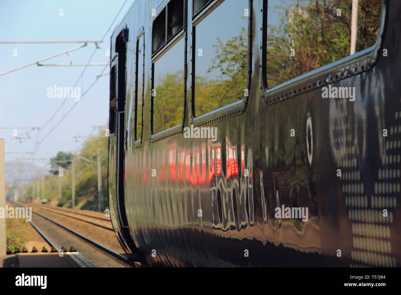 Scotrail train driver hi-res stock photography and images - Alamy