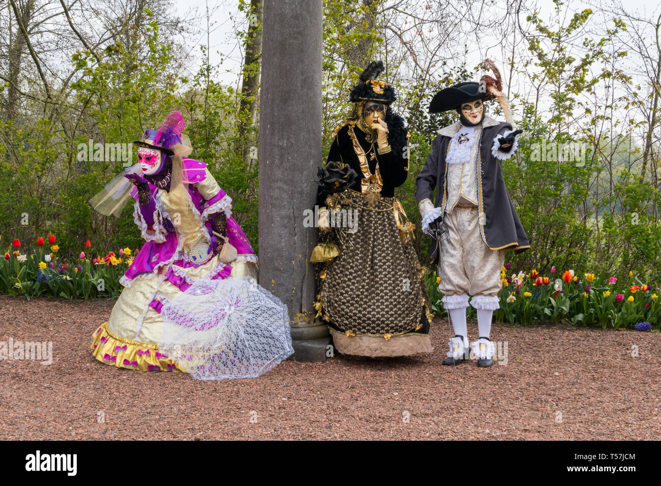 Floralia 2019 event at the castle of Grand Bigard Stock Photo - Alamy