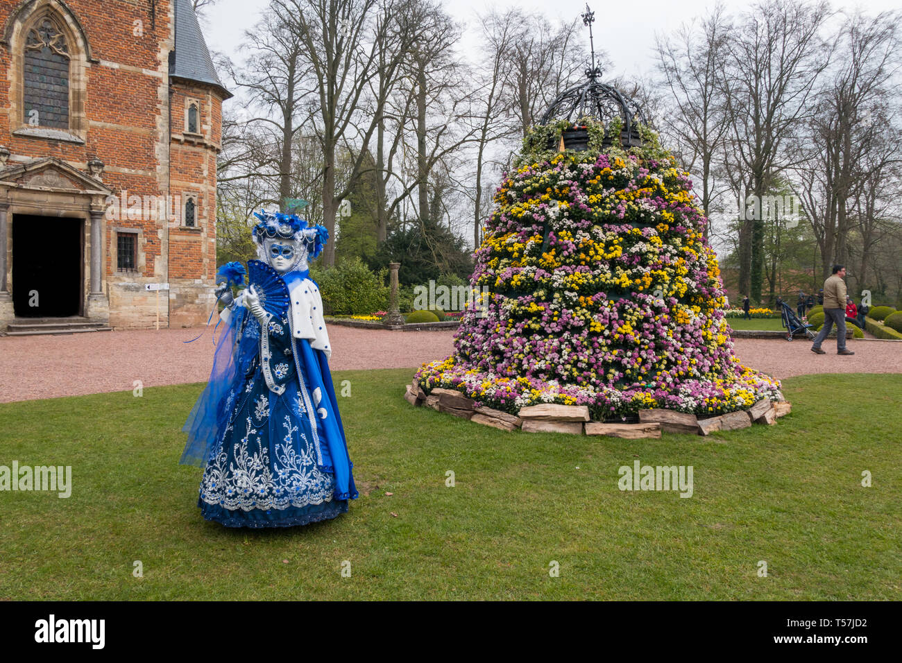 Floralia 2019 event at the castle of Grand Bigard Stock Photo - Alamy