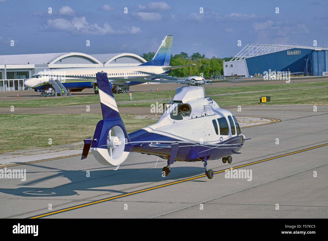 Corporate executive Helicopter Stock Photo - Alamy