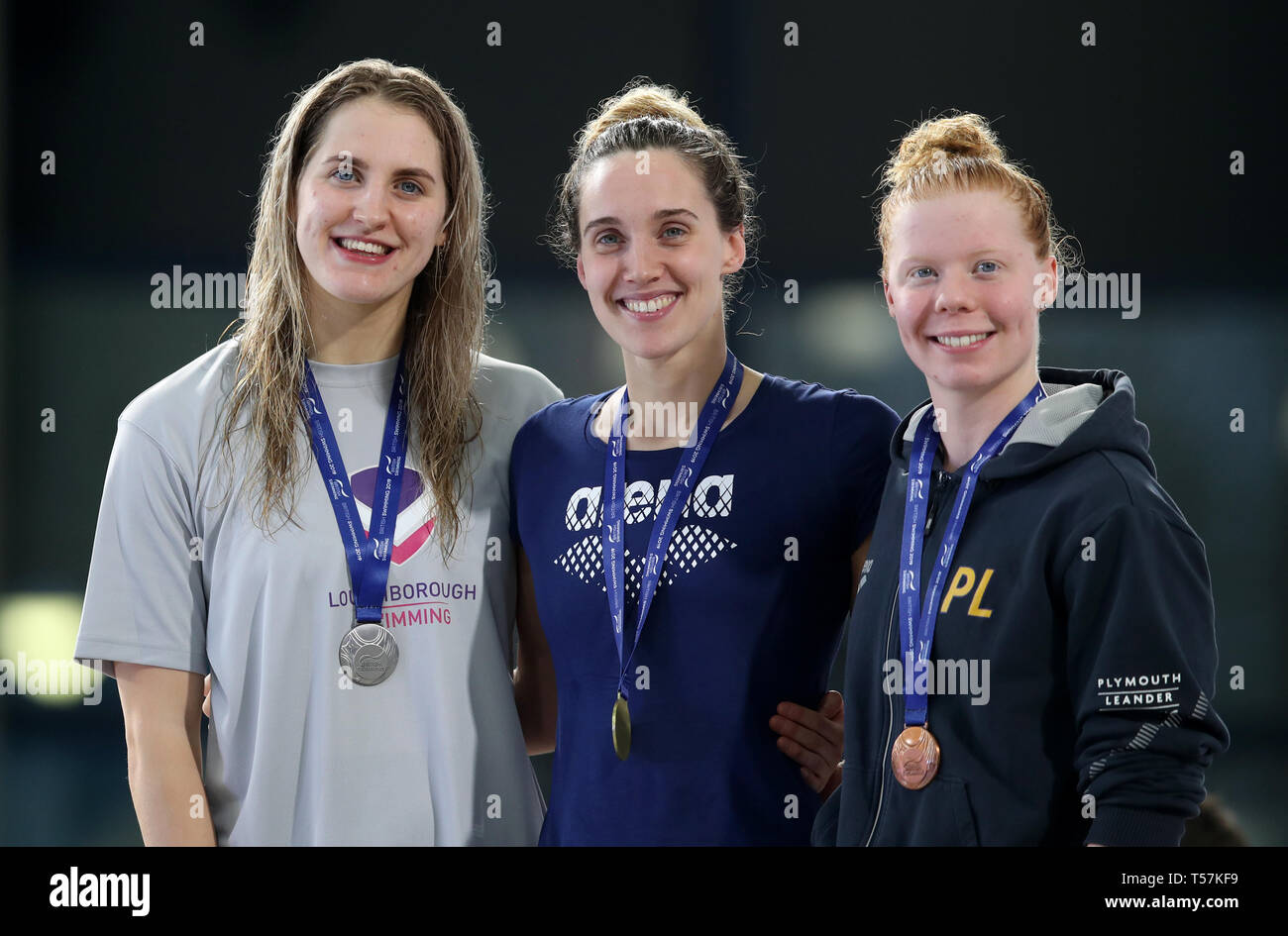 Charlotte Atkinson, (left-right) Alys Thomas and Laura Stephens on the ...