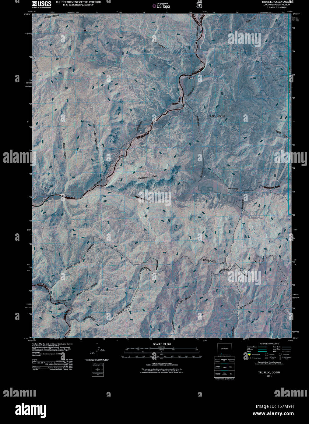 Map of trujillo hi-res stock photography and images - Alamy