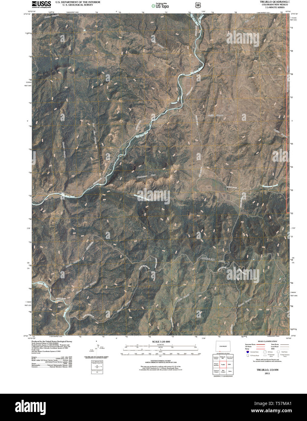Map of trujillo hi-res stock photography and images - Alamy