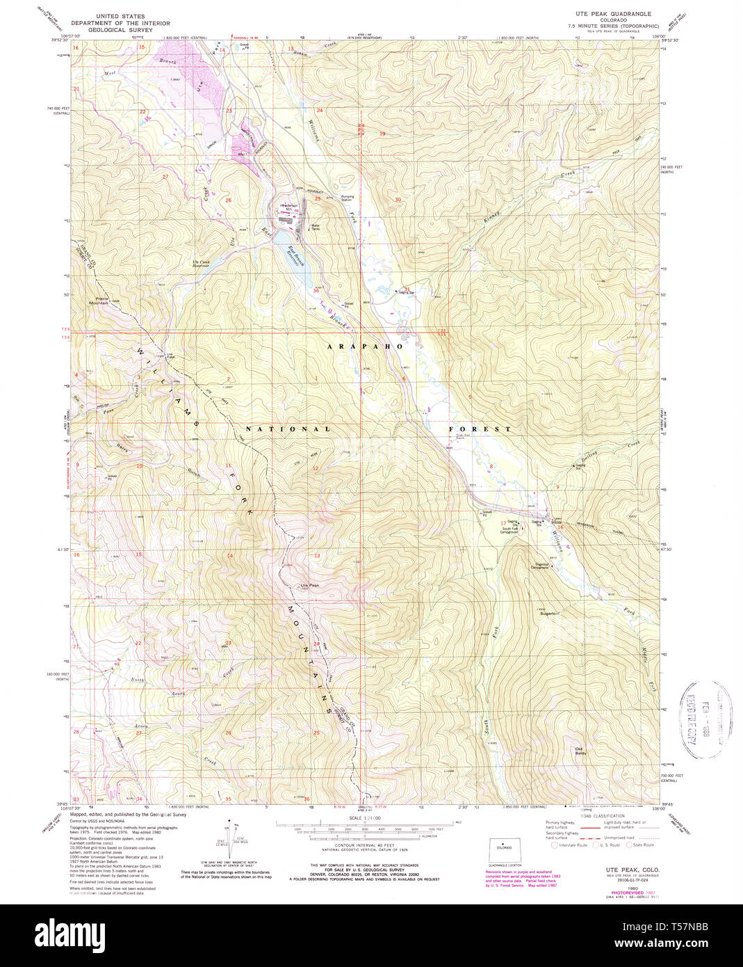 Ute peak Cut Out Stock Images & Pictures - Alamy