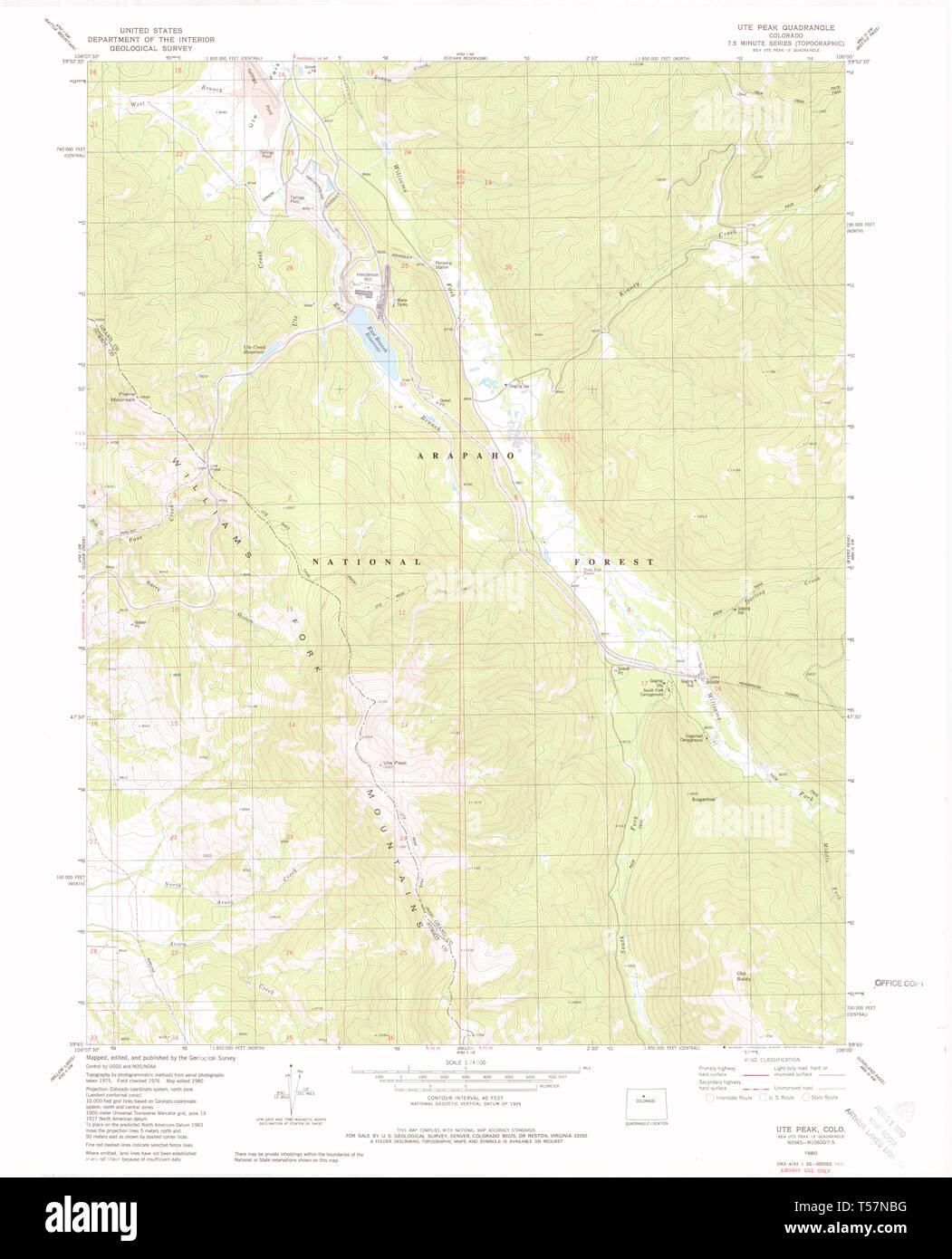 Map ute hi-res stock photography and images - Alamy