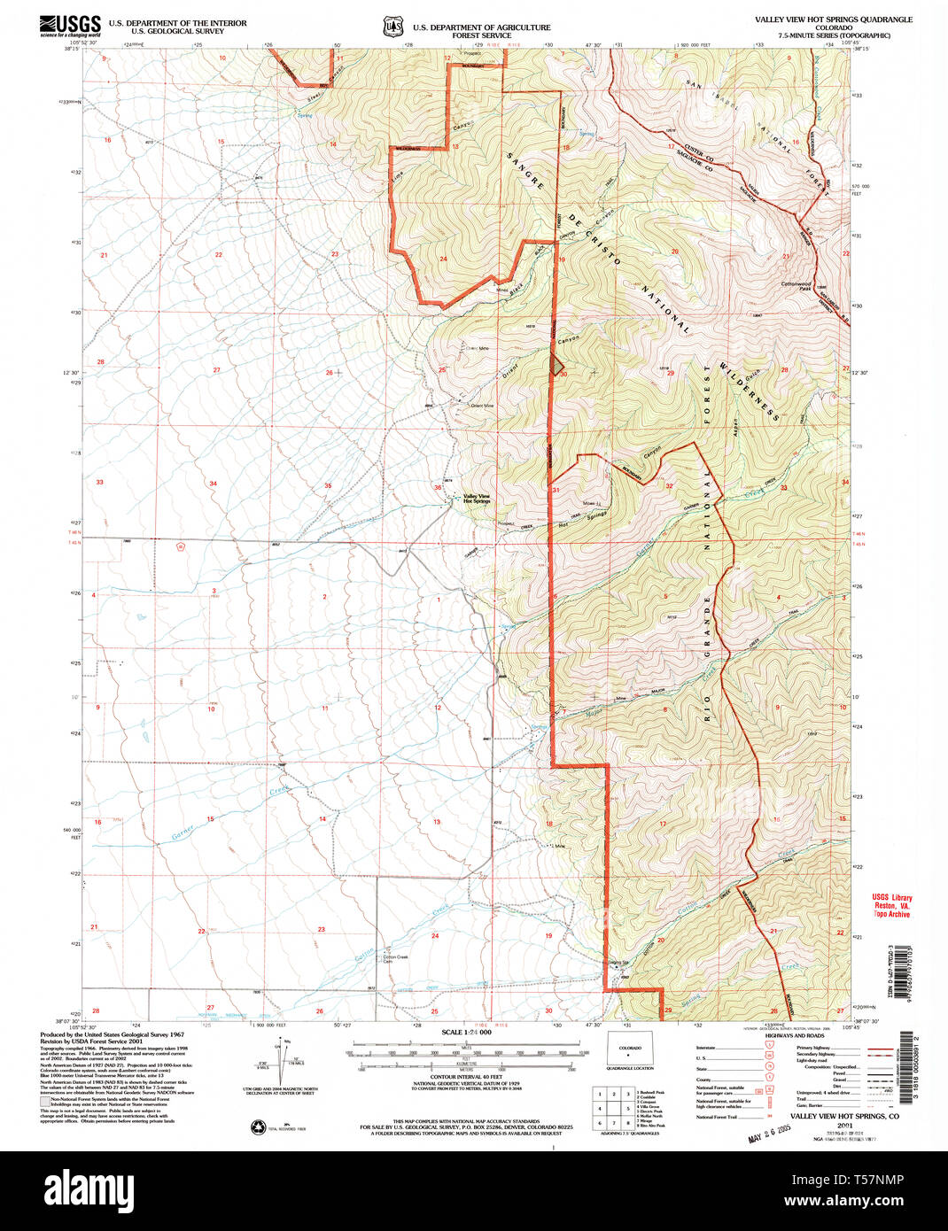 Valley view hot springs colorado hi-res stock photography and images ...