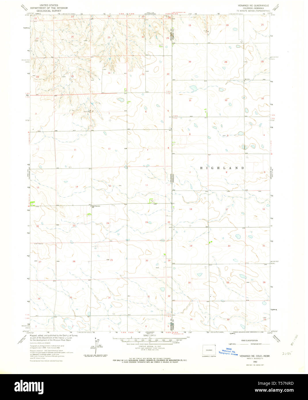 Map of venango hi-res stock photography and images - Alamy