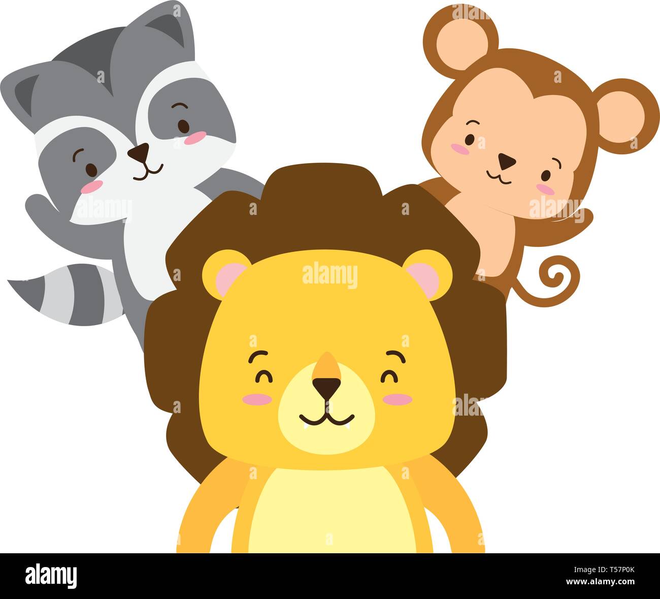 cute animal cartoon Stock Vector Image & Art - Alamy