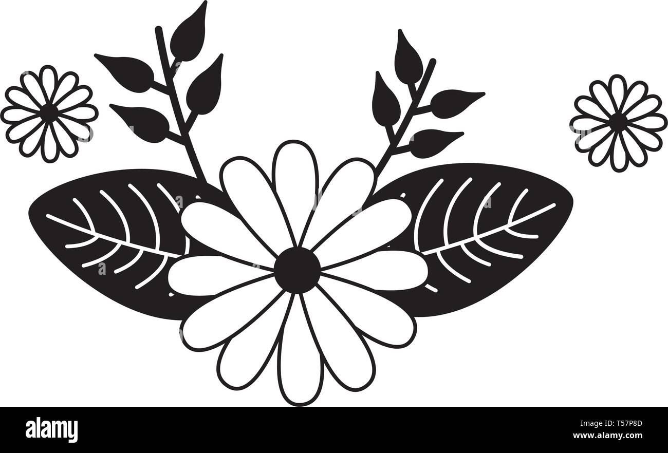 flower branch leaves Stock Vector Image & Art - Alamy