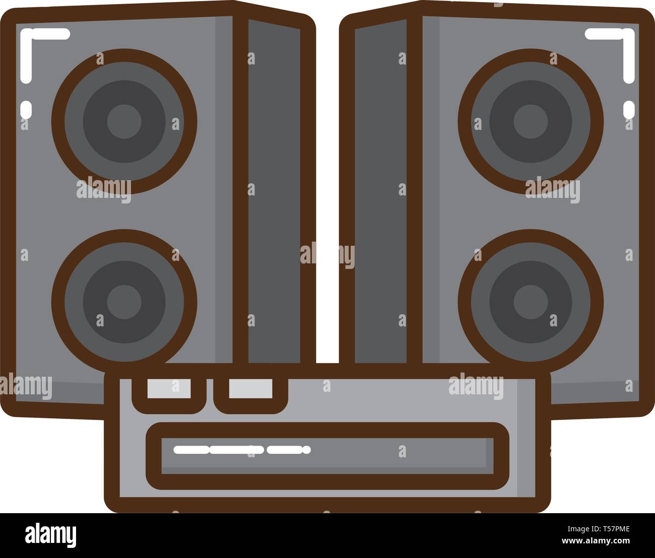sound equipment isolated icon Stock Vector Image & Art - Alamy