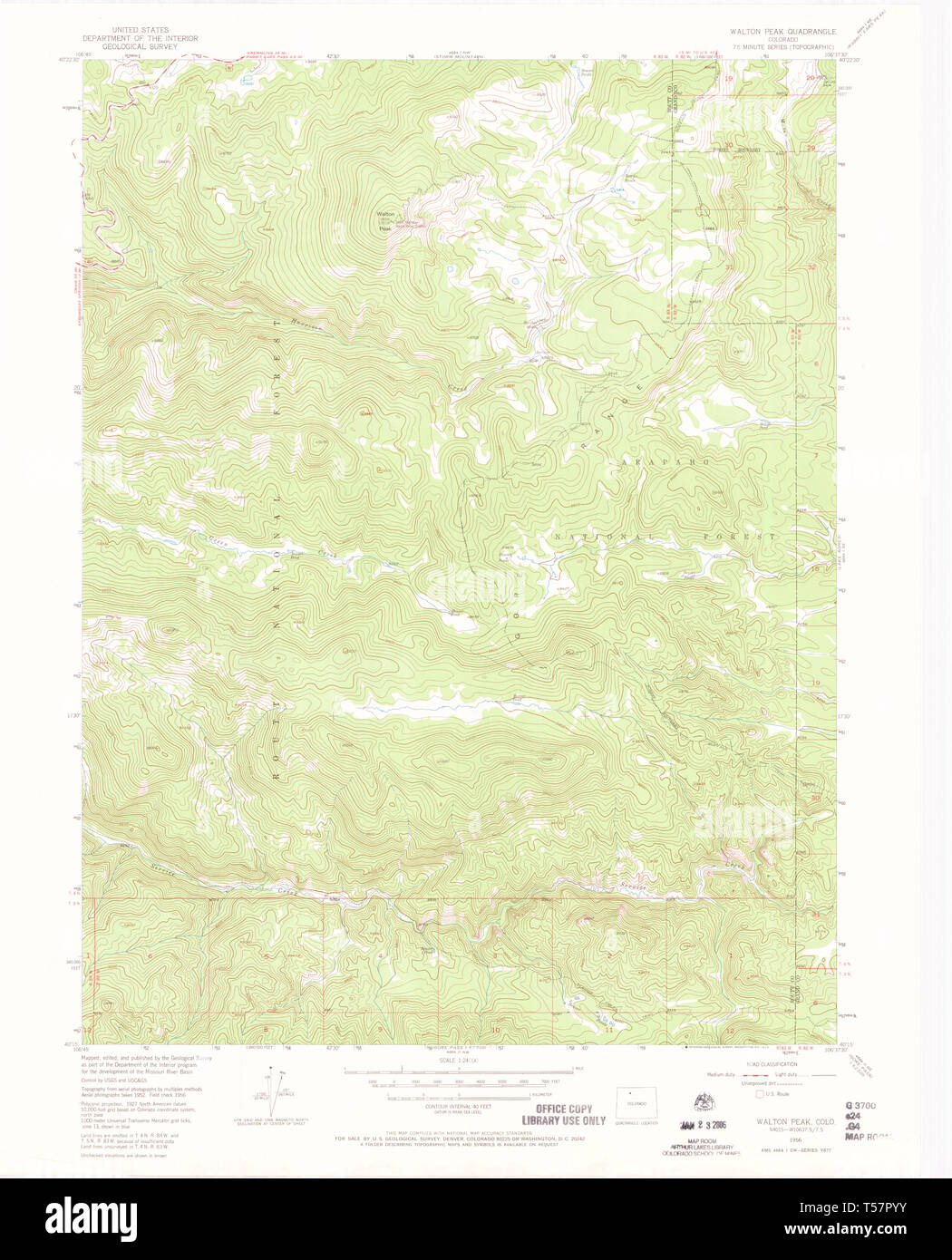 Map of walton Cut Out Stock Images & Pictures - Alamy