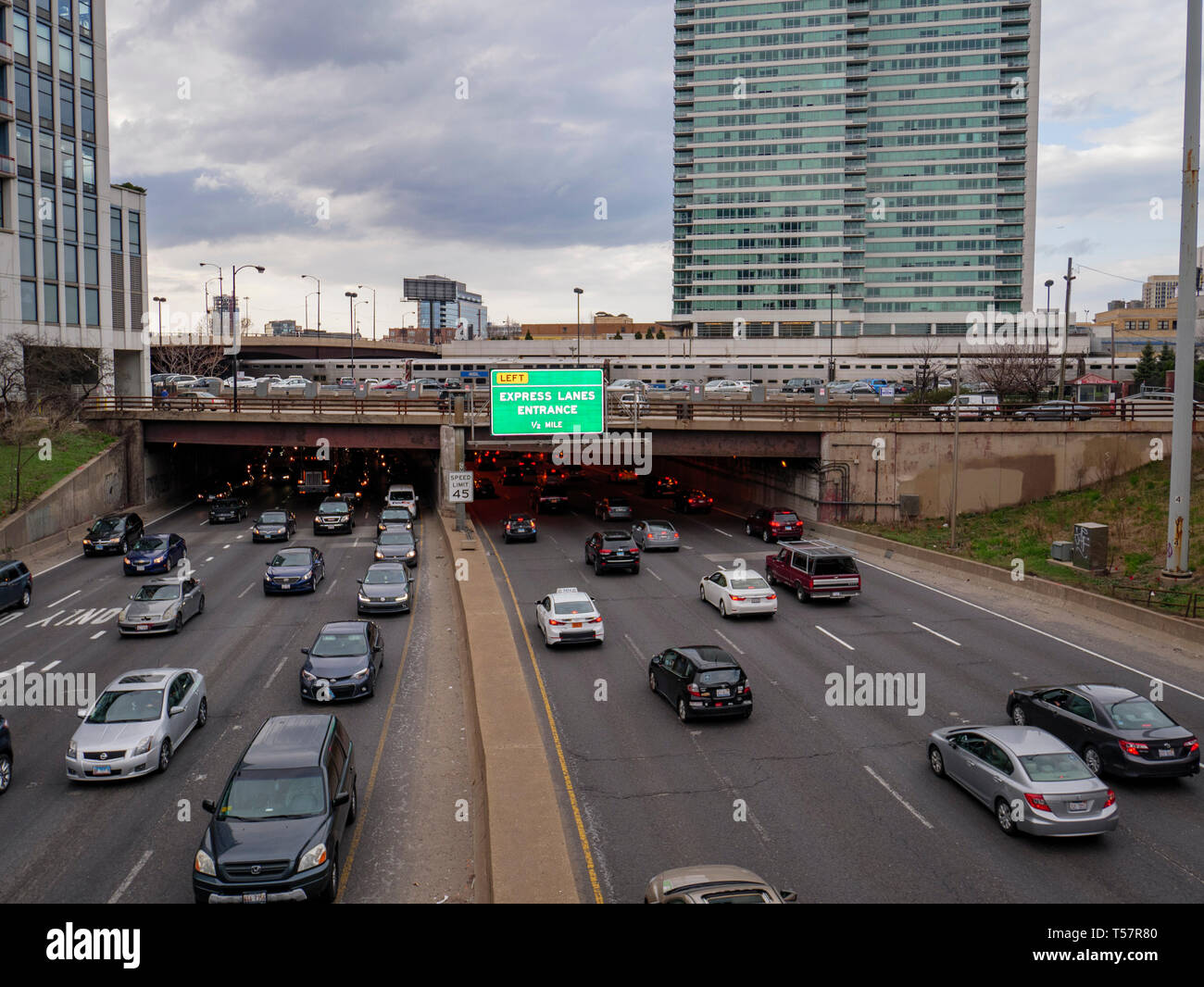 Kennedy expressway hi-res stock photography and images - Alamy