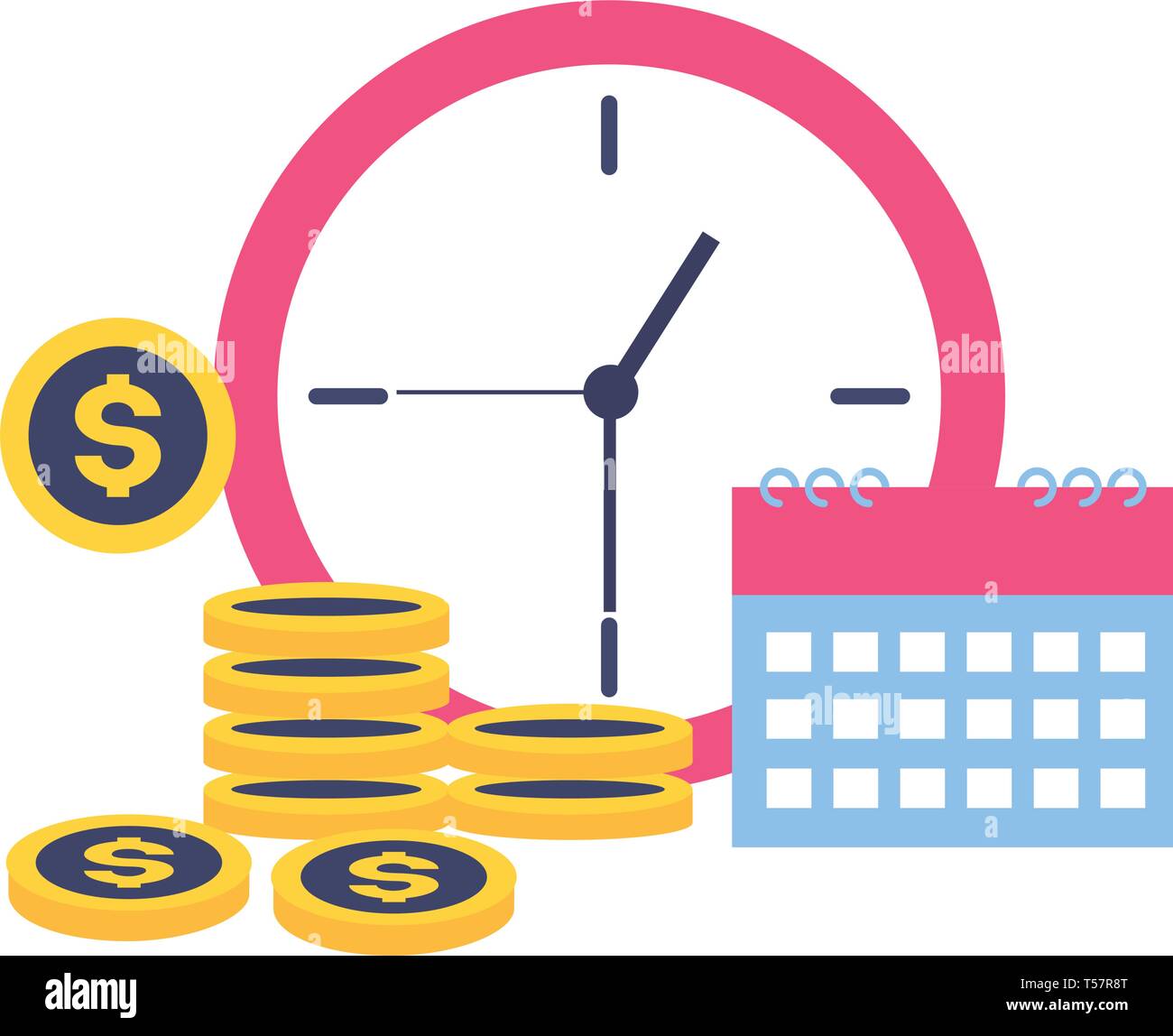 tax time payment Stock Vector Image & Art - Alamy