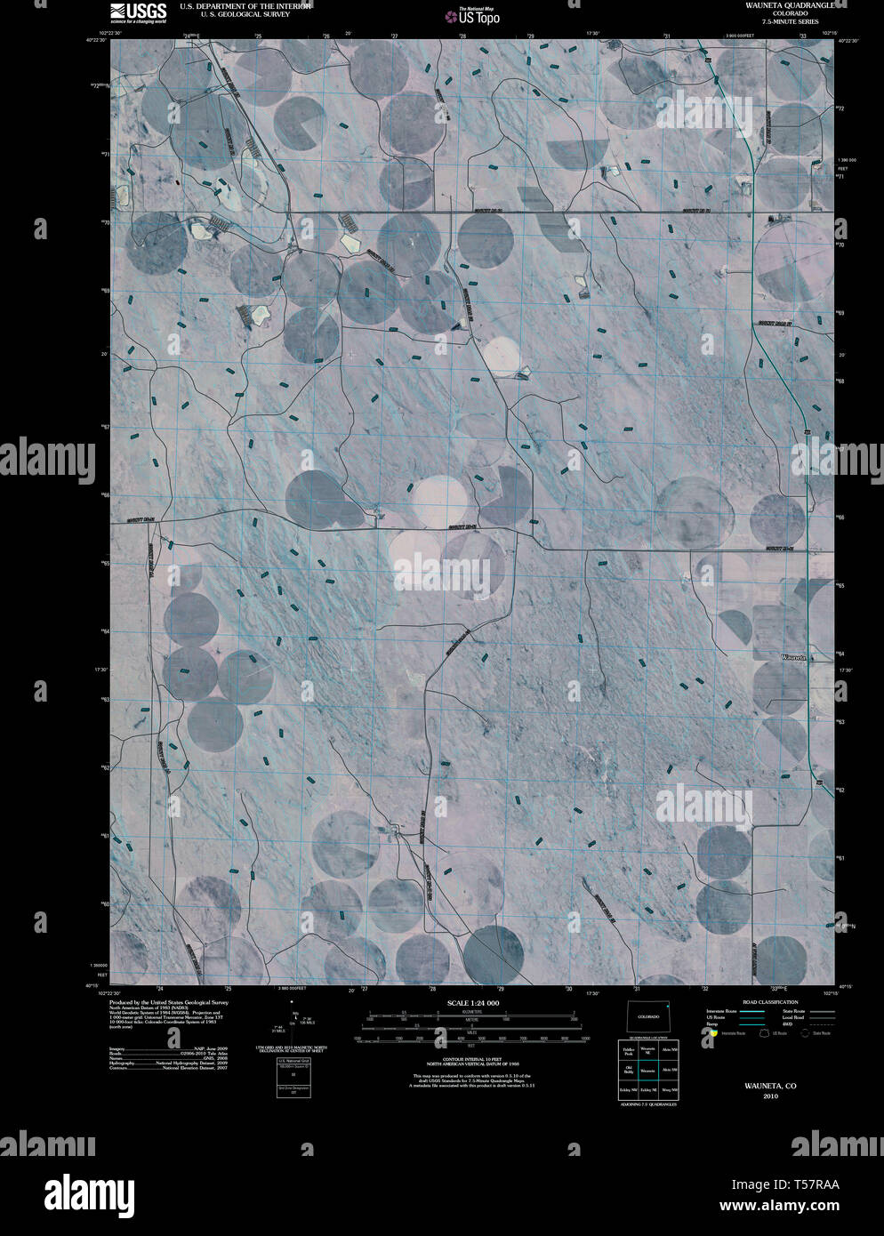 Map of wauneta hi-res stock photography and images - Alamy