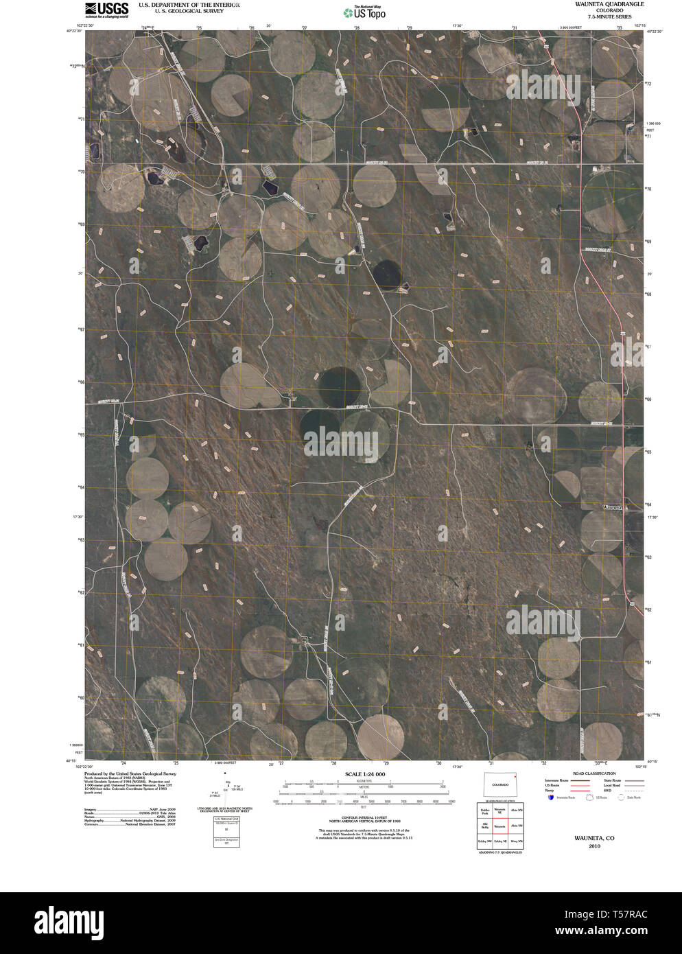 Map of wauneta hi-res stock photography and images - Alamy