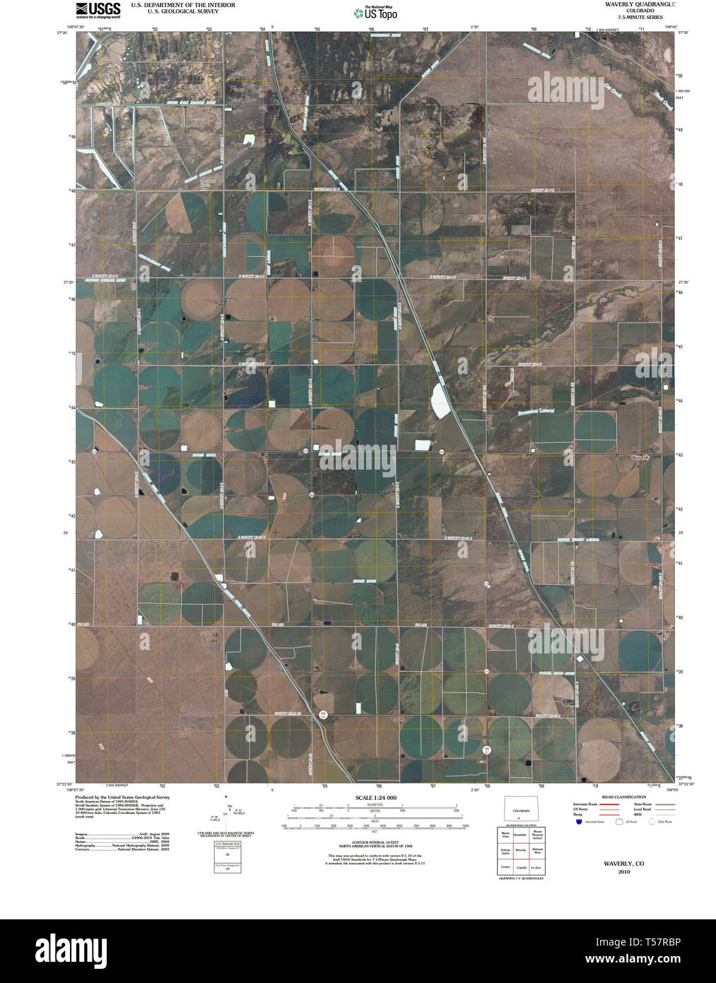 Map of waverly hi-res stock photography and images - Alamy