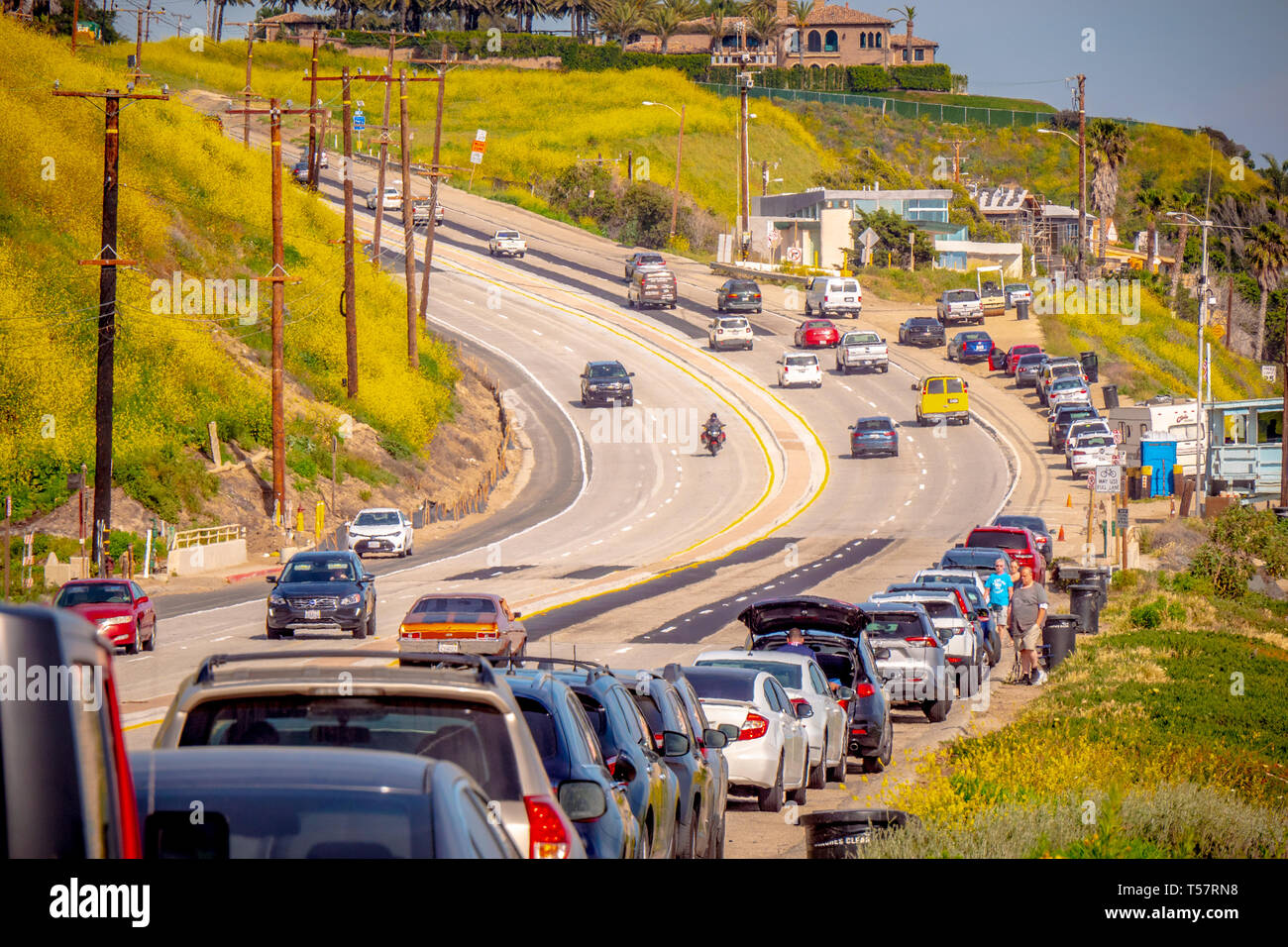 Welcome to Malibu sign at the PCH - MALIBU, USA - MARCH 29, 2019 Stock ...